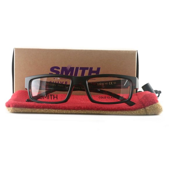 SMITH | Accessories | Smith Rectangular Style Matte Vintage Havana ...